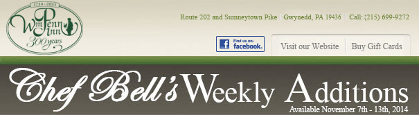 Chef Bell's Weekly Additions